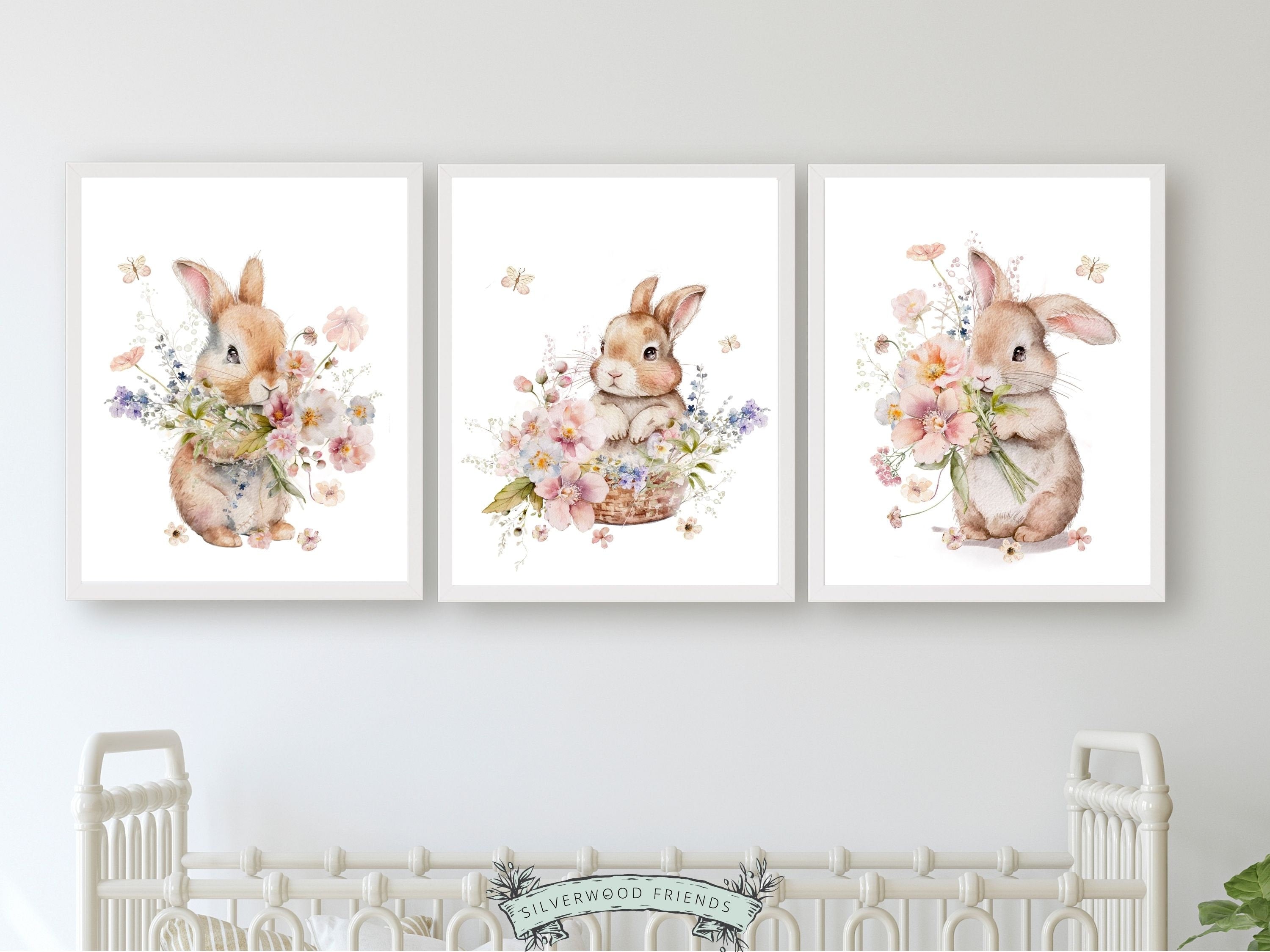 Easter Bunny Nursery Prints – Silverwood Friends